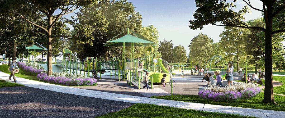 2 – Playground Side View | Rhodeside Harwell